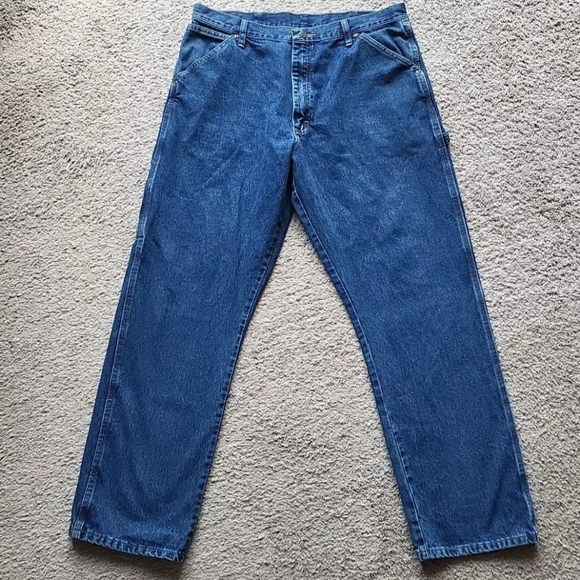 Wrangler | Jeans | Wrangler Carpenter Jeans Men 36x32 Blue Denim Baggy ...